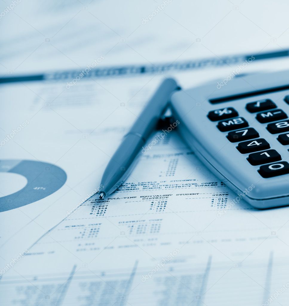 Financial accounting objects Stock Photo by ©valphoto 74994721