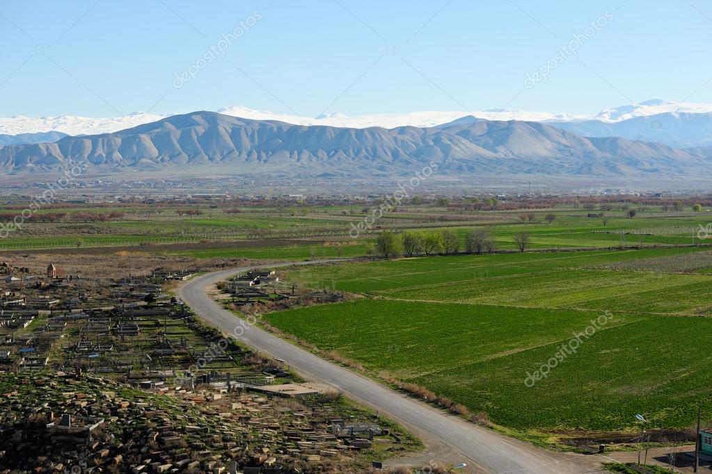 Valley in Armenian mountains — Stock Photo © haveseen #113310086