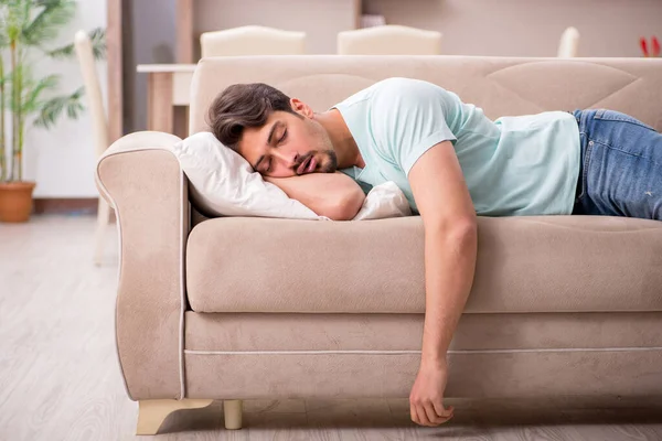 Man sleeping couch Stock Photos, Royalty Free Man sleeping couch Images ...