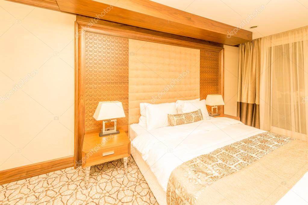 Hotel room with modern interior — Stock Photo © Elnur_ #83045620