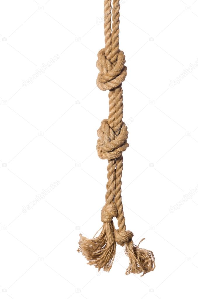 Rope isolated on the white background Stock Photo by ©Elnur_ 86576518