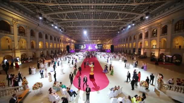 Top view of fandango at 11th Viennese Ball in Gostiny Dvor — Stock ...