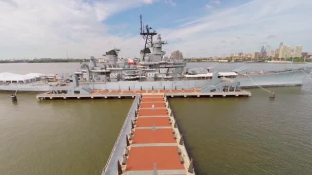 Museum battleship USS New Jersey — Stock Video © Paha_L #114063358