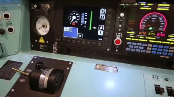Digital control panel subway car — Stock Video © Paha_L #70322171