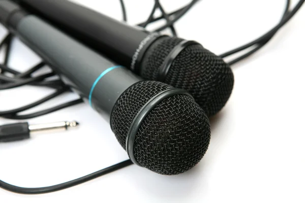 Two microphones Stock Photo by ©Elena777 35580193