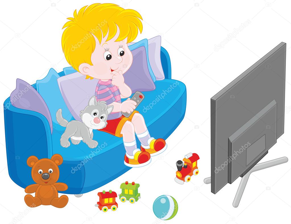 Pequeño visor de televisión Stock Vector by ©AlexBannykh 107370594