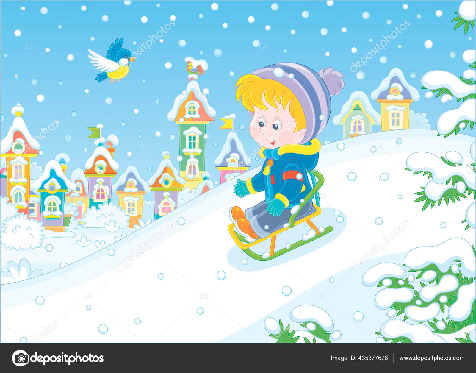 Bob Zum Rodeln Clipart