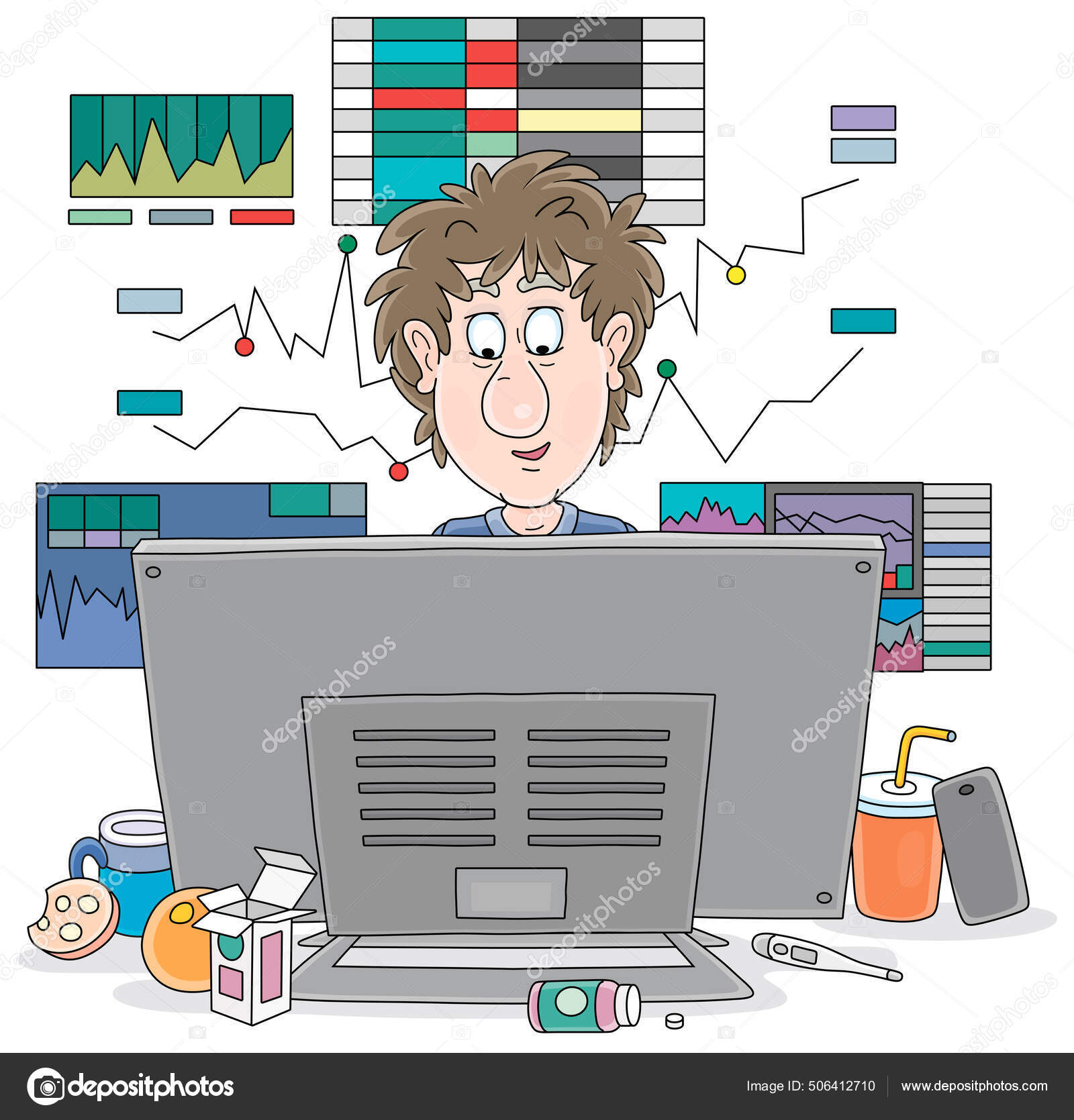 Funny Computer Cartoon