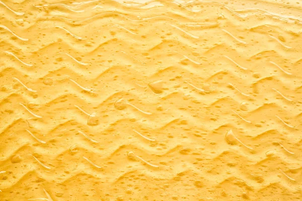 Transparent Yellow Smear Face Cream Golden Honey Isolated White ...