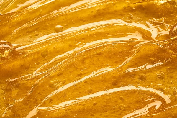 Transparent Yellow Smear Face Cream Golden Honey Isolated White ...