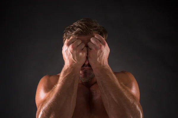 Shirtless mascular man Stock Photo by ©svyatoslavlipik 84251924