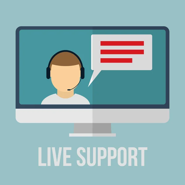 Live support Stock Vectors, Royalty Free Live support Illustrations ...