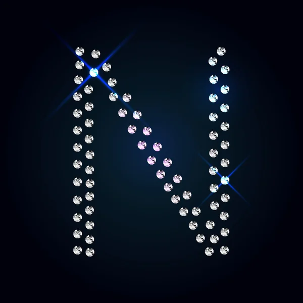Diamond letters n Vector Art Stock Images | Depositphotos