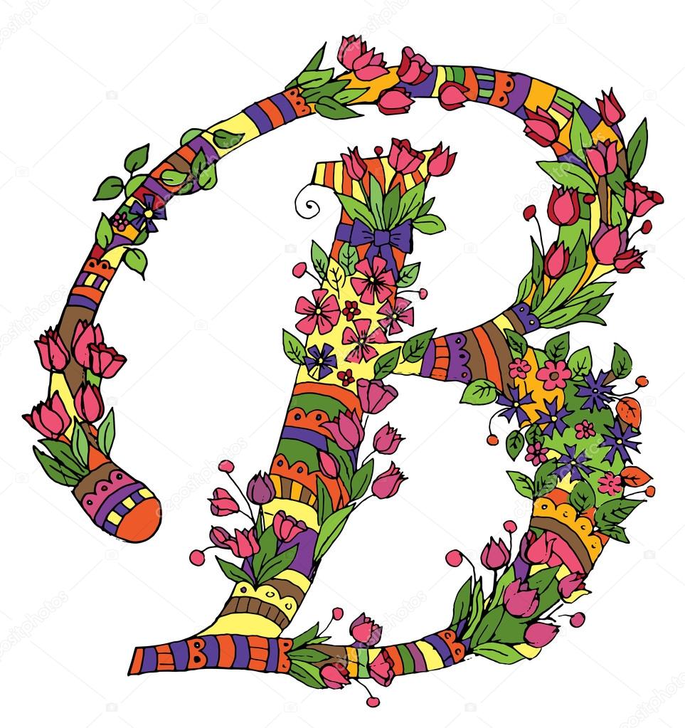 Decorative zentangle letter Stock Vector by ©itmuryn 97668112