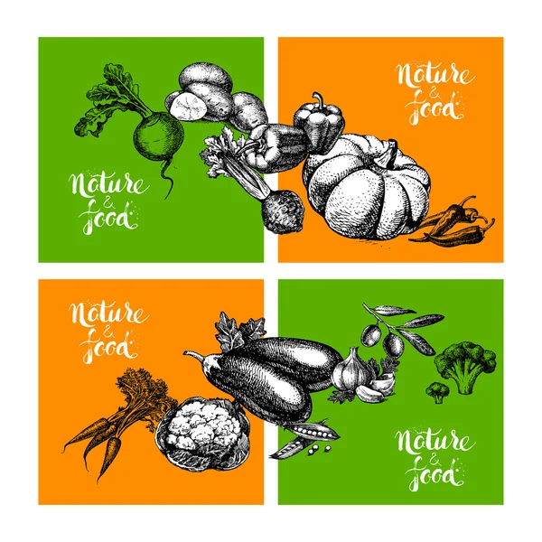 Eco natural food menu background. Stock Vector Image by ©pimonova #80585640