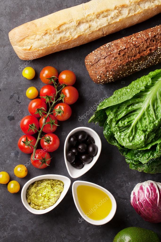 Cooking food ingredients Stock Photo by ©karandaev 110994628