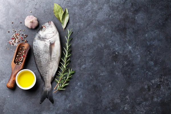 Delicious fresh fish — Stock Photo © klenova #61608279