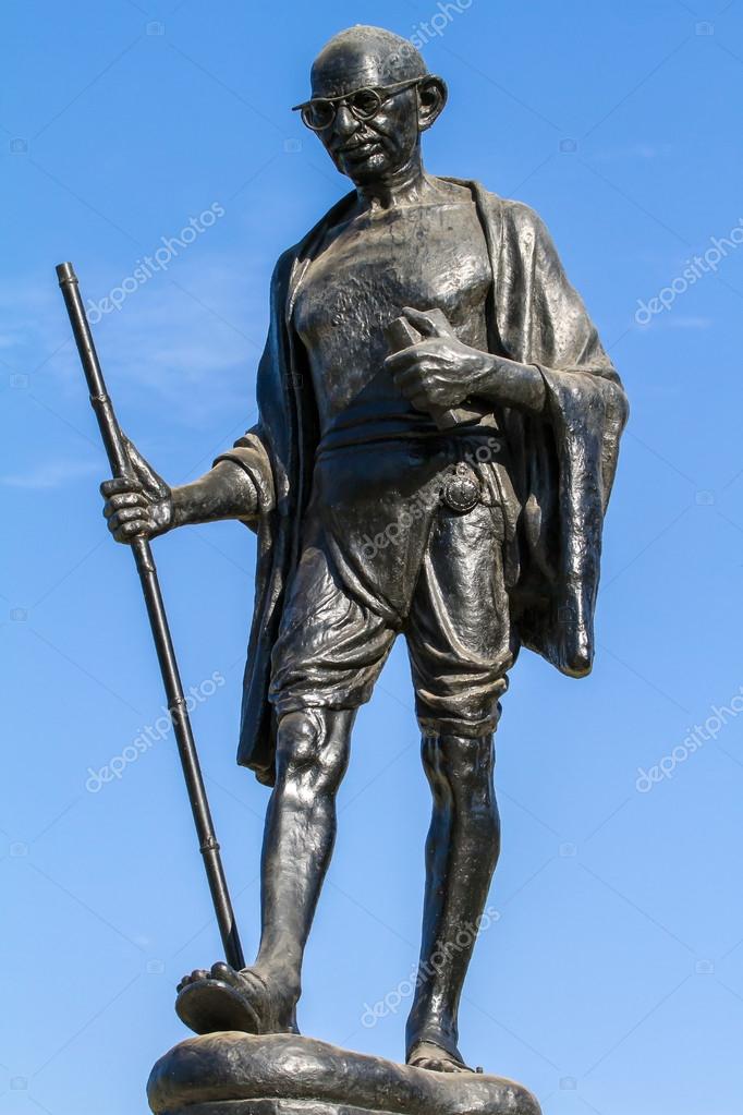 Mahatma Gahdhi statue Stock Photo by ©mazzzur 59362897