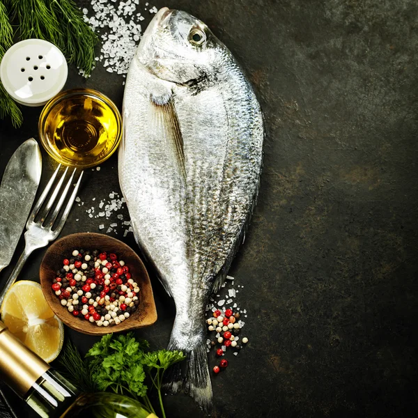 Delicious fresh fish — Stock Photo © klenova #61608279