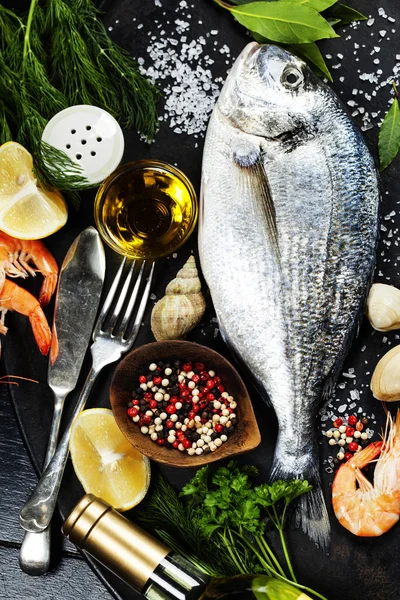 Delicious fresh fish — Stock Photo © klenova #61608279