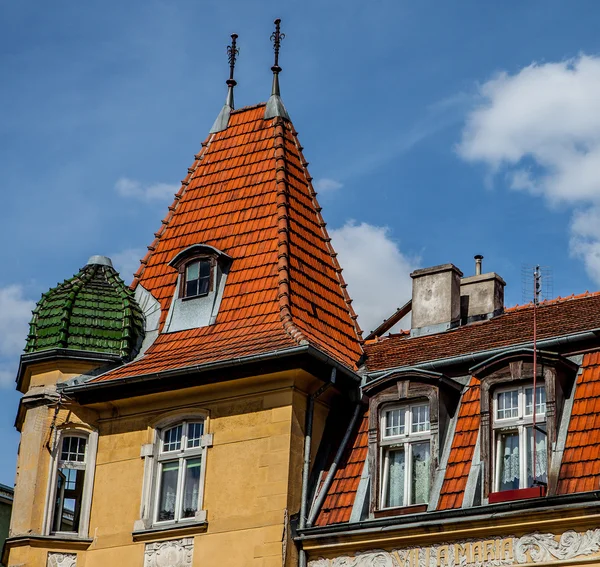 Old Lithuanian architecture of the Vilnius city. — Stock Photo ...