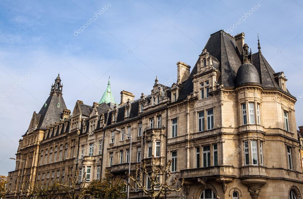 Traditional architecture in Luxembourg — Stock Photo © innervision ...