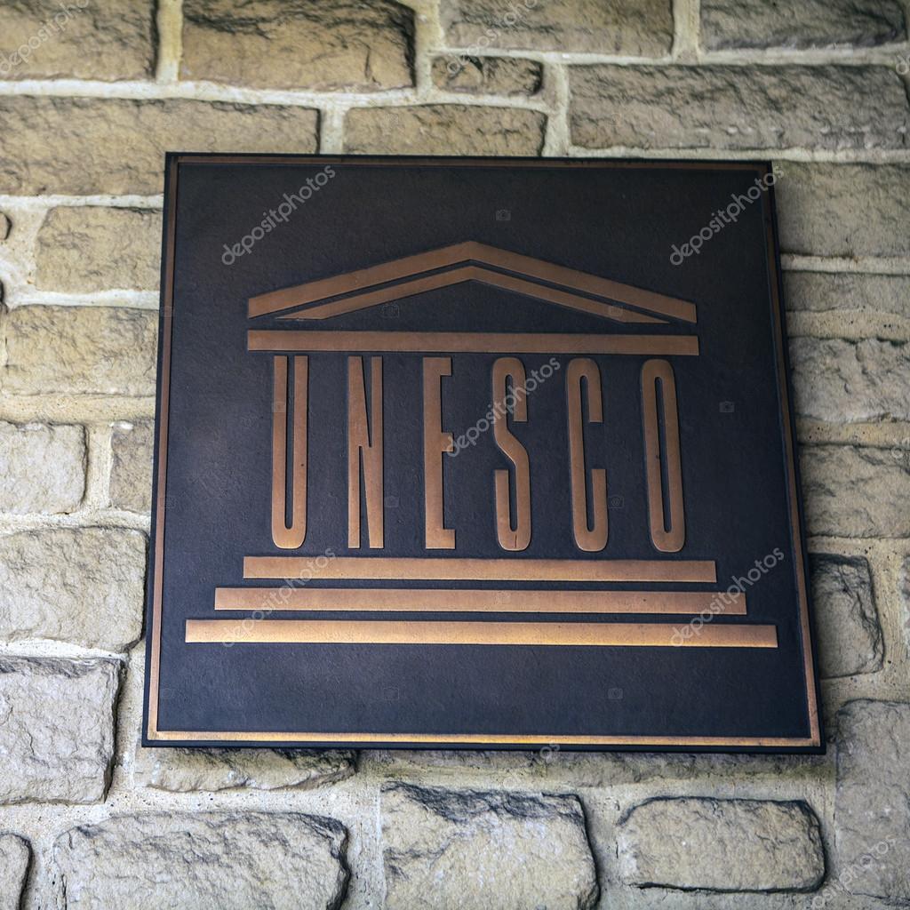 UNESCO symbol on wall — Stock Photo © innervision #90849366