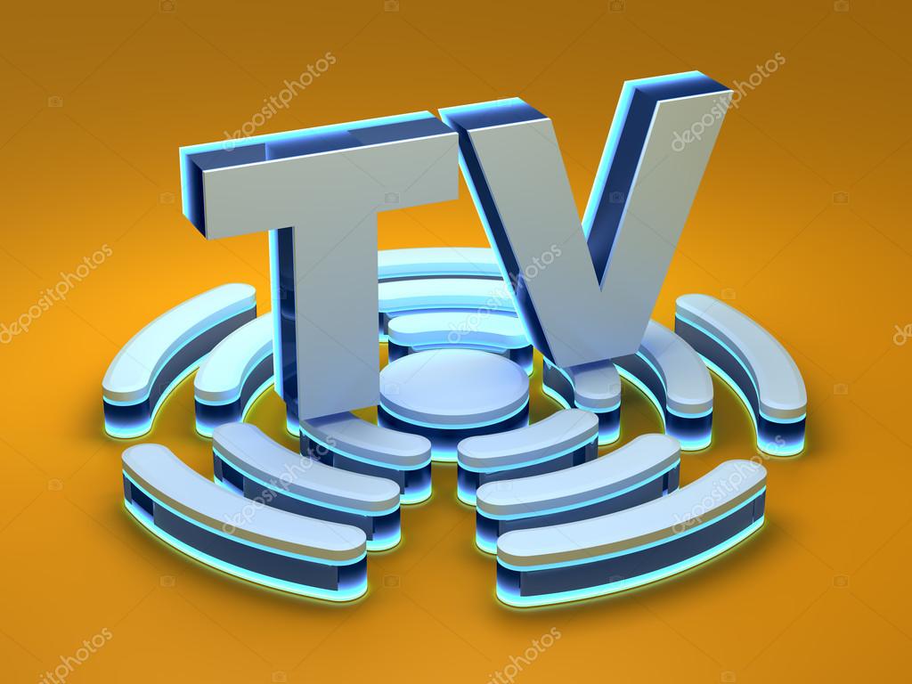 TV (Television) sign — Stock Photo © yuriy2design #94333354