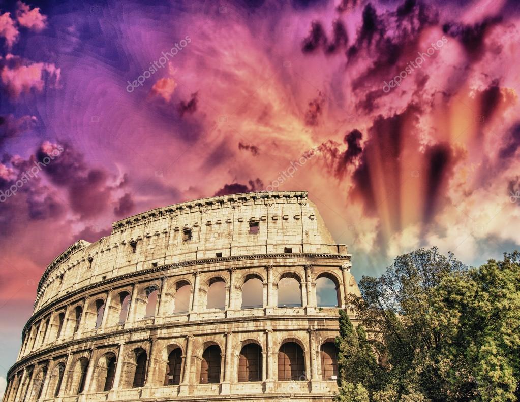 Colosseum Sunset Colosseum Sunset