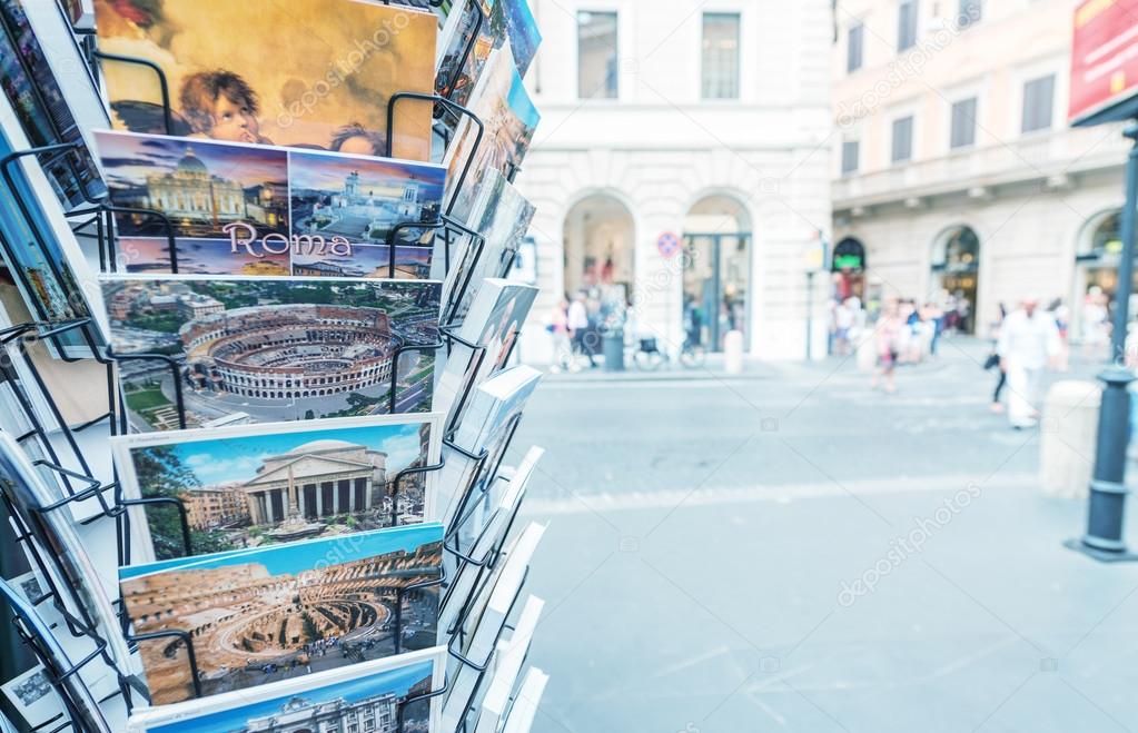 City postcards on the streets — Stock Editorial Photo © jovannig #62311449