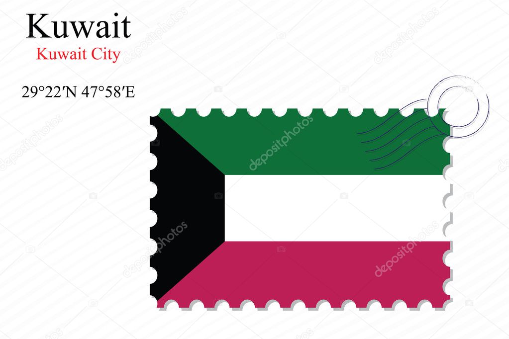 Kuwait stamp design Stock Vector by ©robertosch 97787452