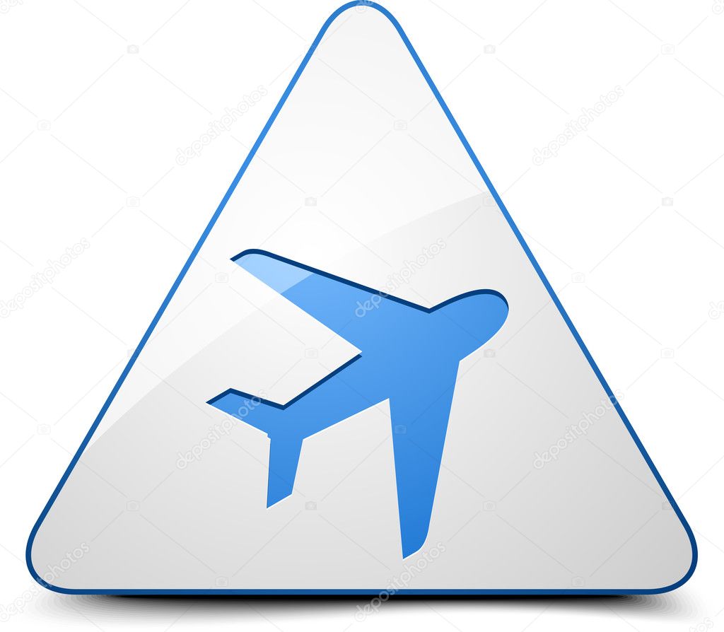 Airport Plane Sign Stock Vector Image by ©Yuriy_Vlasenko #101001944