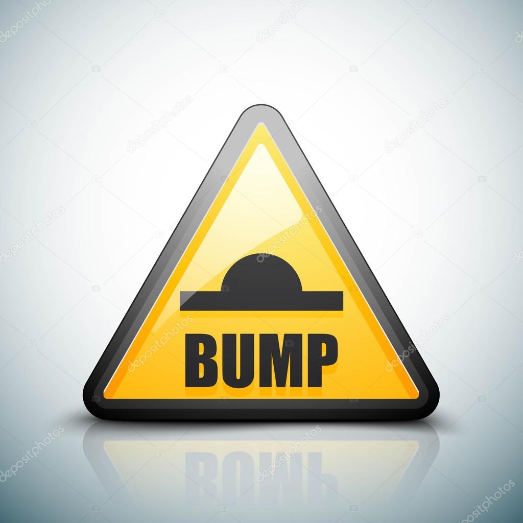 Bump traffic sign Stock Vector Image by ©Yuriy_Vlasenko #101003150