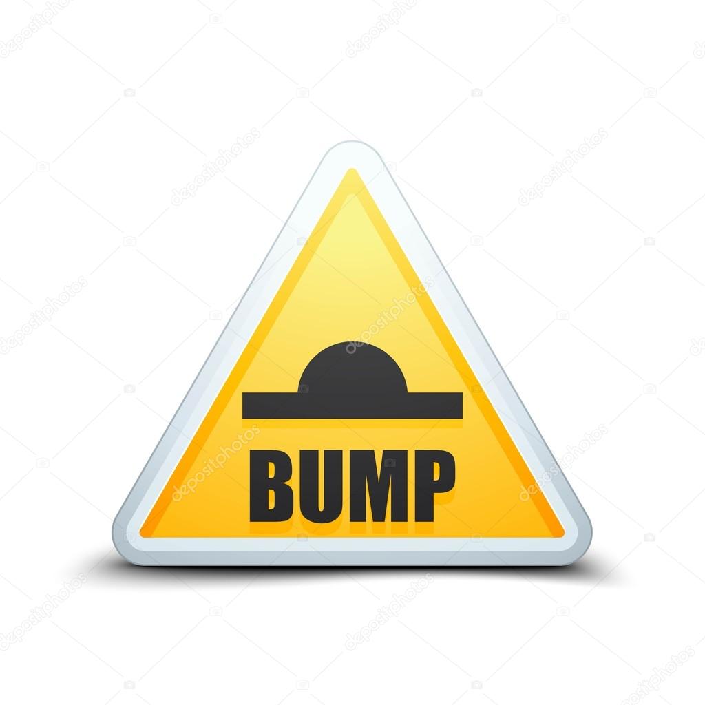 Bump traffic sign Stock Vector Image by ©Yuriy_Vlasenko #101008754