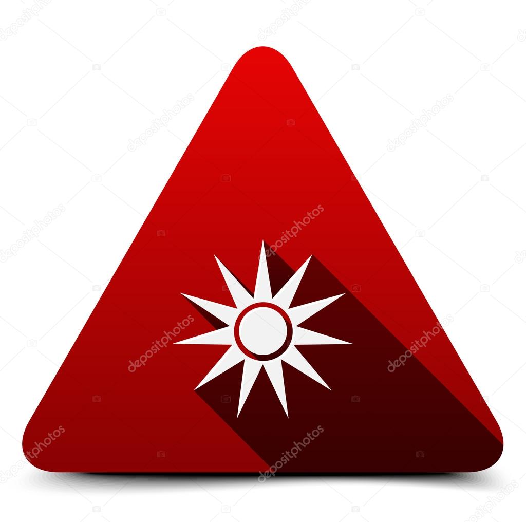 Triangular Optical icon Stock Vector by ©Yuriy_Vlasenko 101009814