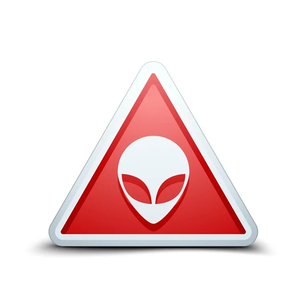 Alien warning sign Stock-Vektorbilder | Depositphotos