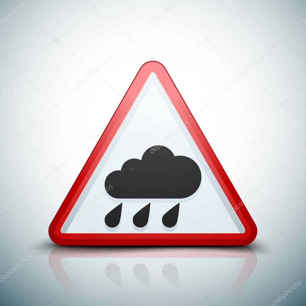 Señal de peligro de lluvia 2022