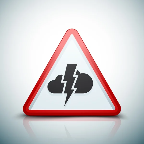 Storm Hazard sign Stock Vector by ©Yuriy_Vlasenko 103689032