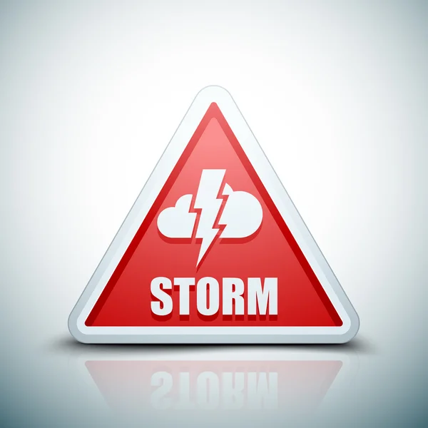 Storm Hazard sign Stock Vector Image by ©Yuriy_Vlasenko #103685848