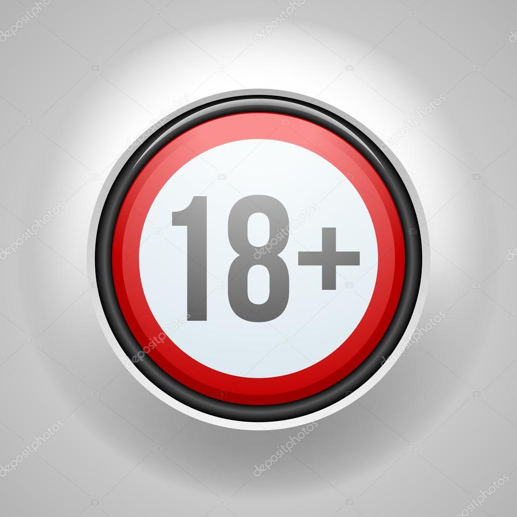 18 plus sign Stock Vector by ©Yuriy_Vlasenko 104014892