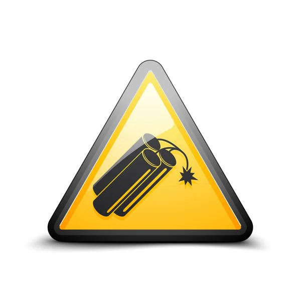Dynamite danger sign — Stock Vector © Yuriy_Vlasenko #134241086