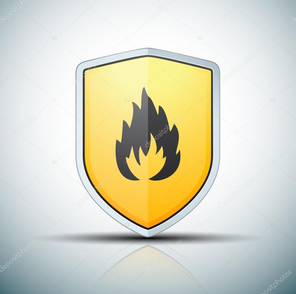 Firewall shield sign Stock Vector Image by ©Yuriy_Vlasenko #105501840