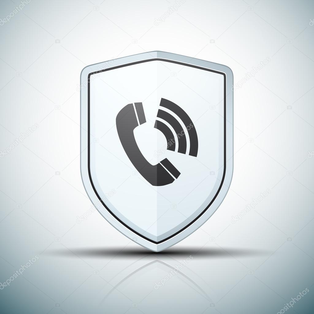 Safety Calls shield Stock Vector Image by ©Yuriy_Vlasenko #110269966
