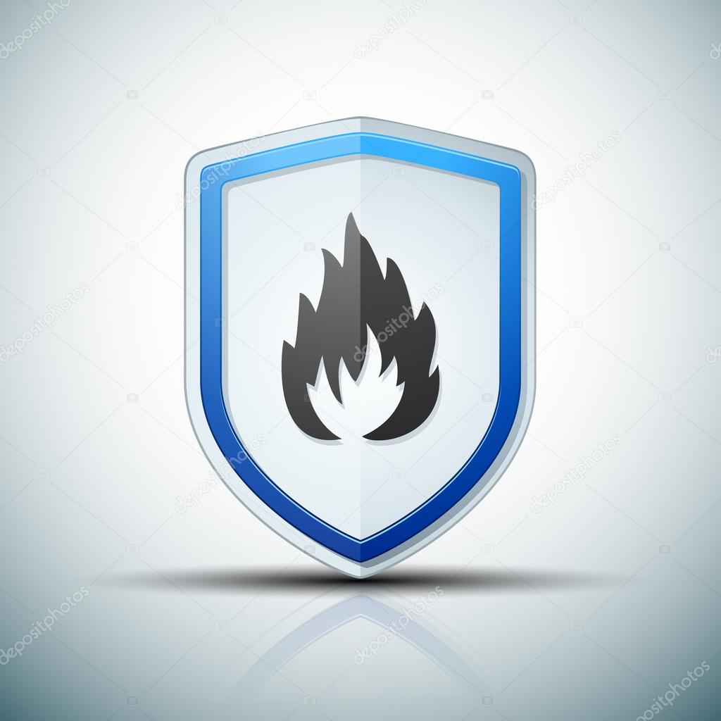 Firewall shield sign Stock Vector by ©Yuriy_Vlasenko 111384760