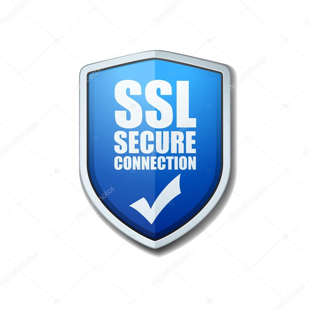 Ssl Secure Connection — Stock Vector © Yuriy Vlasenko 111385938