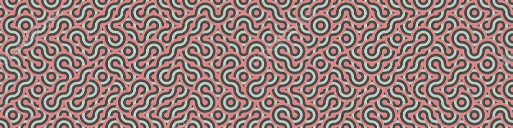 Resumen del patrón geométrico ilustración de arte computacional generativo 2024