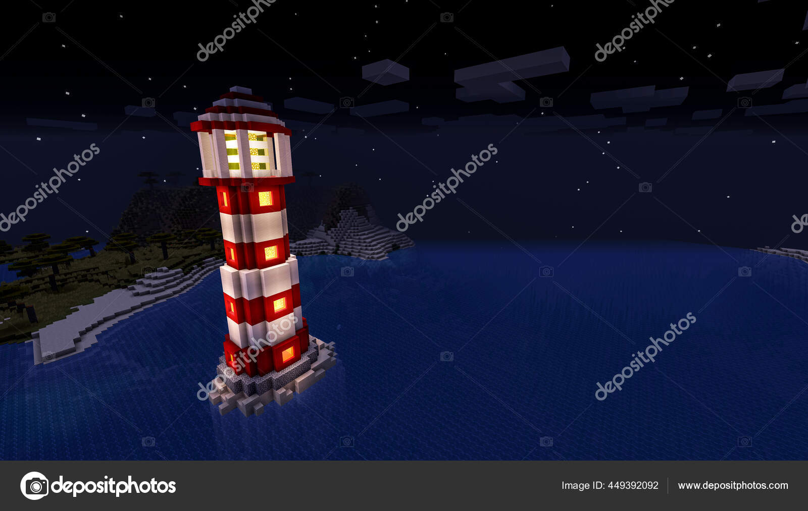 Faro Medieval De Minecraft Faro Medievale Minecraft Vs Concept Art