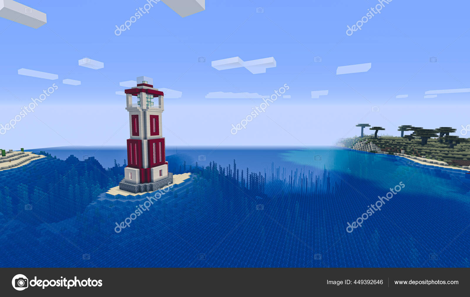 Faro Medieval De Minecraft Faro Medievale Minecraft Vs Concept Art