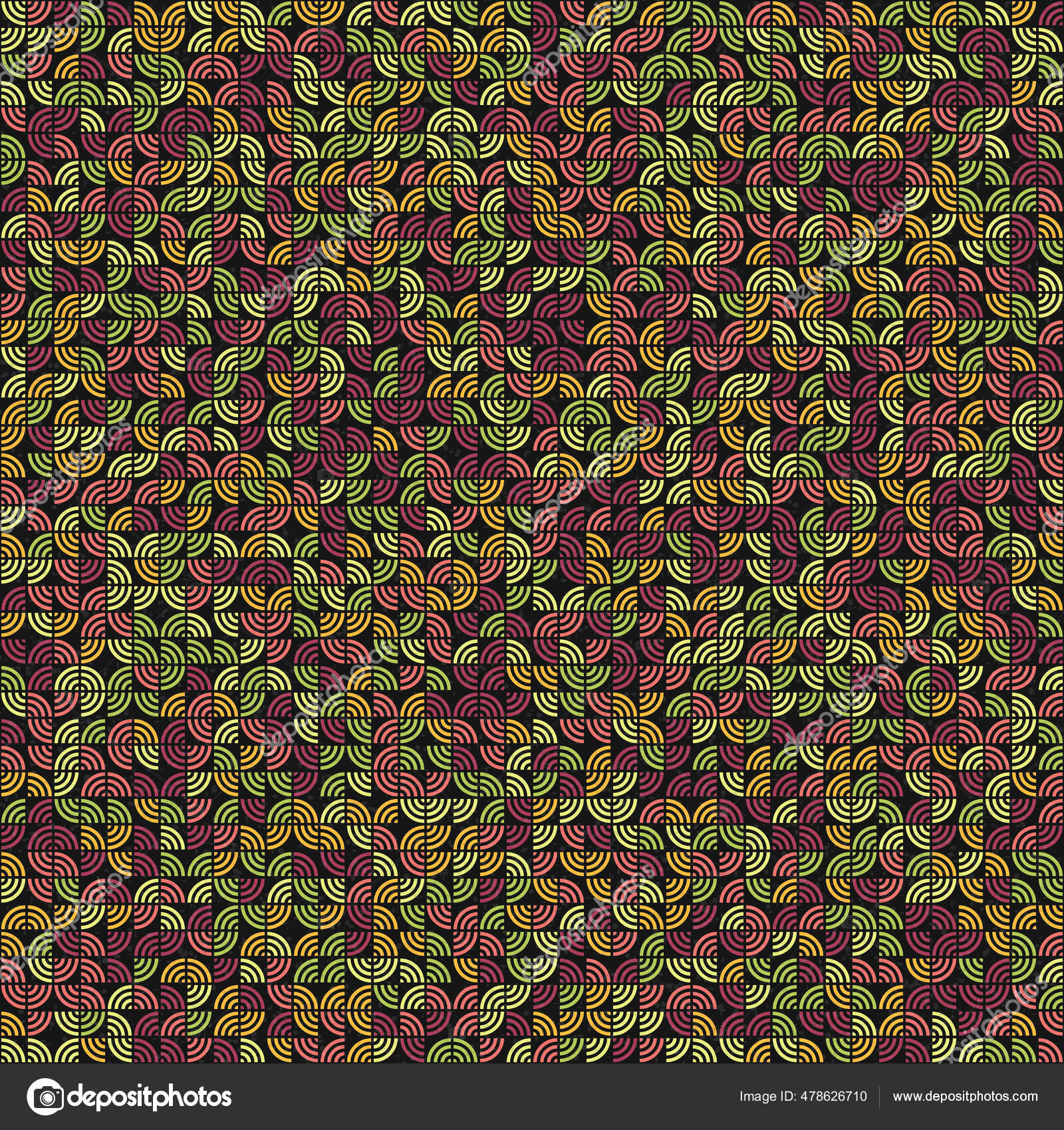 Abstract Geometric Pattern Digital Wallpaper Stock Vector by ©Yuriy ...