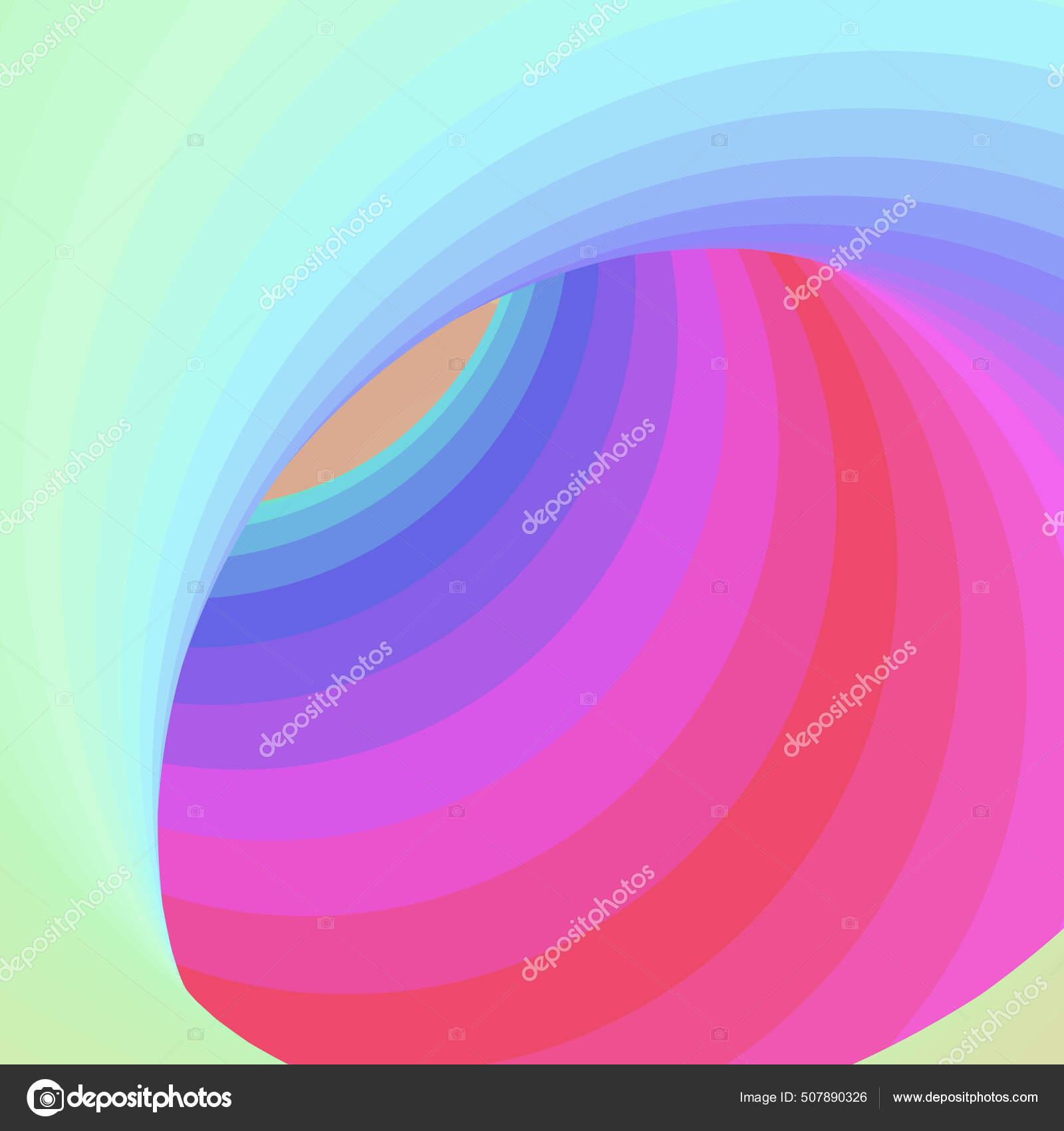 Color Swirl Background Generative Art Illustration Twist Stock Vector ...